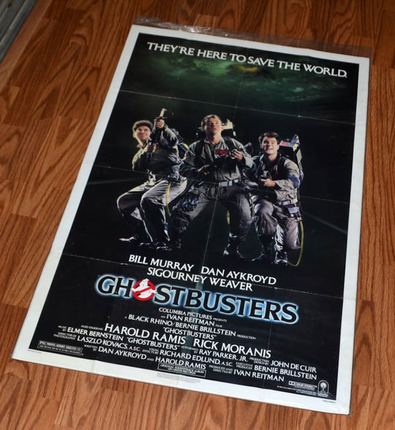 Ghostbusters Original 1984 Movie Poster: One Sheet - Etsy