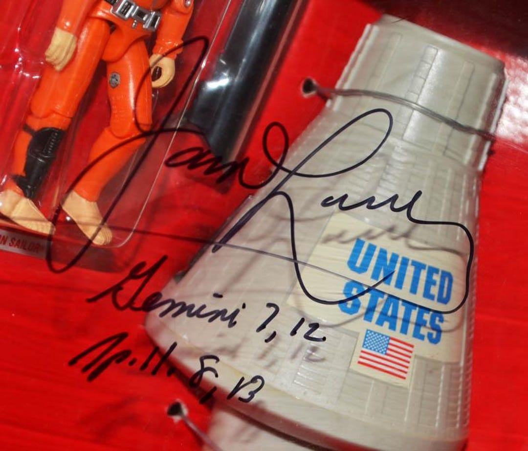 Signed Jim Lovell Apollo 13 G.I. Joe Action Figure & Blu-ray DVD - Etsy