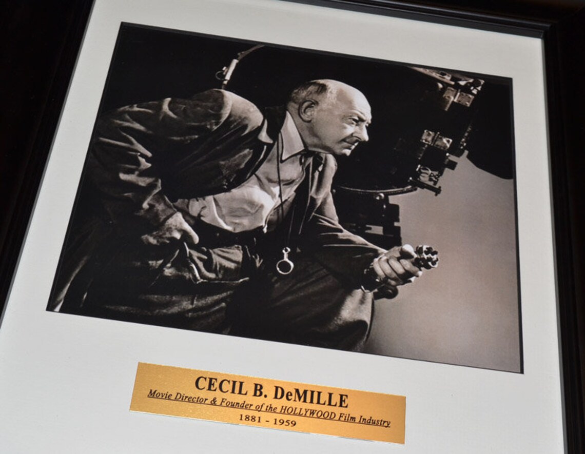 CECIL B. Demille Signed, Rare Autograph Check, Sealed Movies, 10 ...