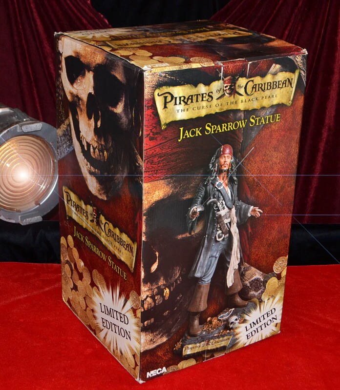 Pirates of Caribbean Limited Edition Jack Sparrow 17 Inch Statue of ...