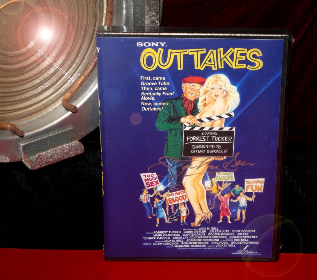 OUTTAKES DVD MOVIE Cult Sony Comedy Signed Starring Forrest Tucker ...