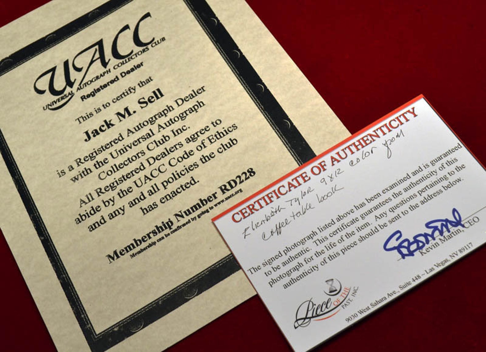 ELIZABETH TAYLOR Signed Stunning Liz Autograph, Custom Frame, CLEOPATRA ...