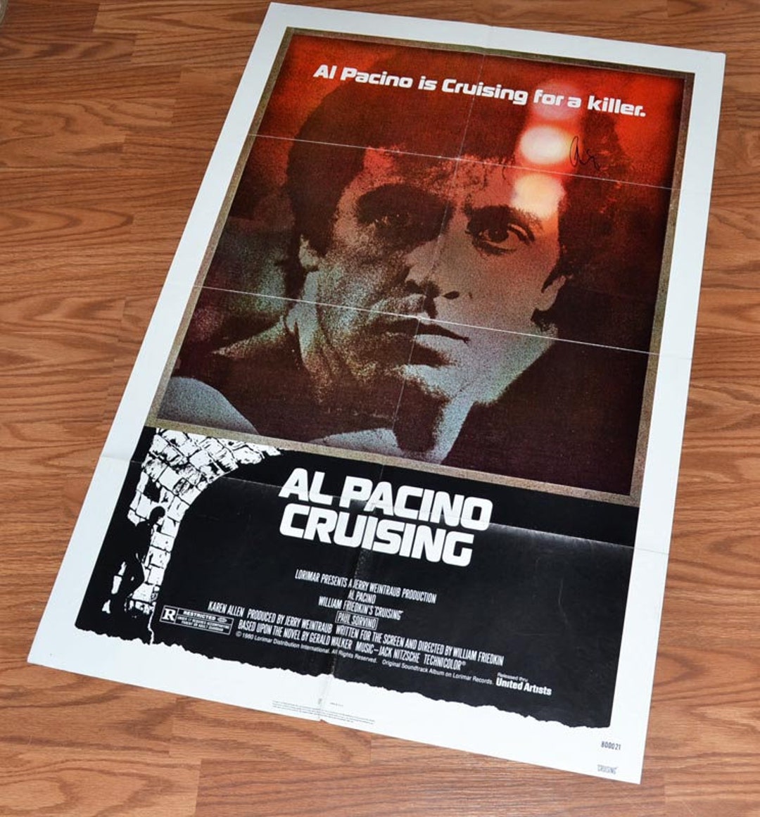 AL PACINO Signed 'CRUISING' Movie Poster: 1980 Original One Sheet - Etsy