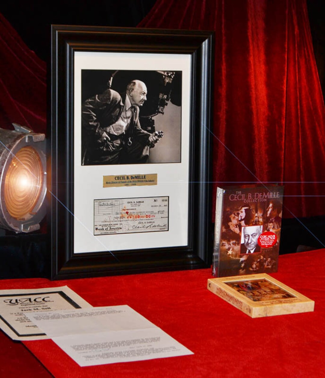 CECIL B. Demille Signed, Rare Autograph Check, Sealed Movies, 10 ...
