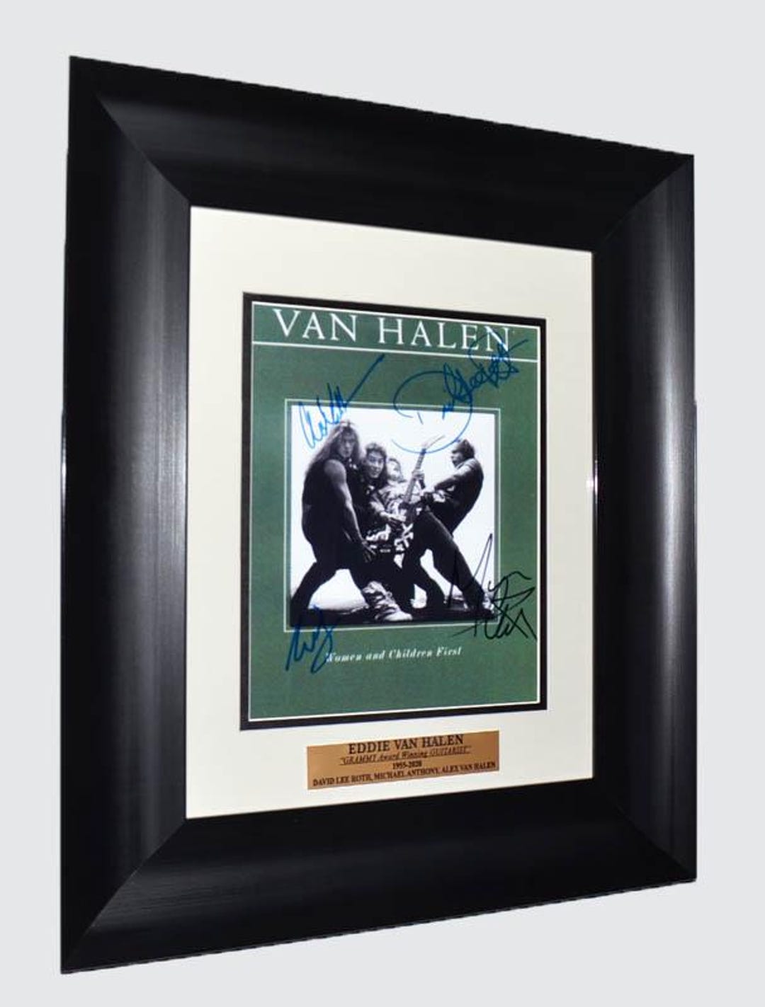 Signed Van Halen Framed Photo: Original Autographs, COA - Etsy