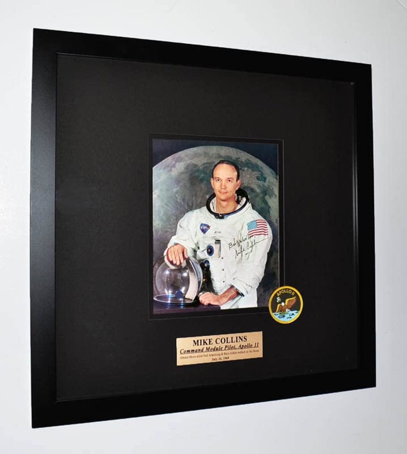 Signed Michael Collins Apollo 11 Photo: Framed Autograph With COA - Etsy