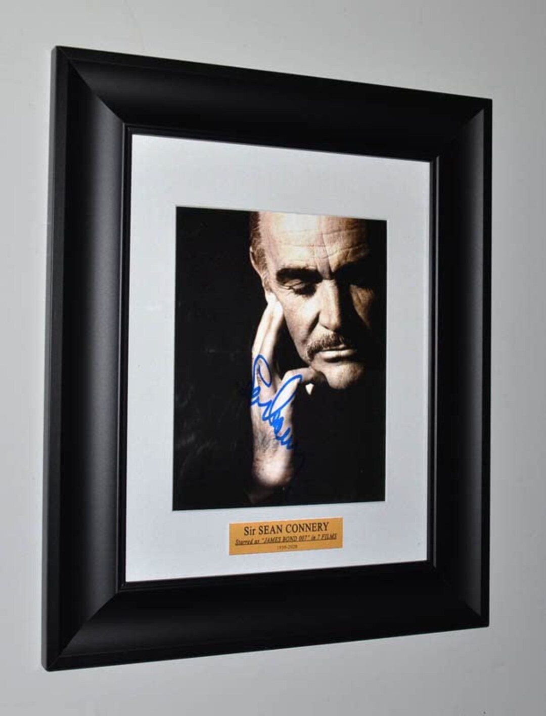 Sean Connery Autographed James Bond Photo: Framed Memorabilia With COA ...