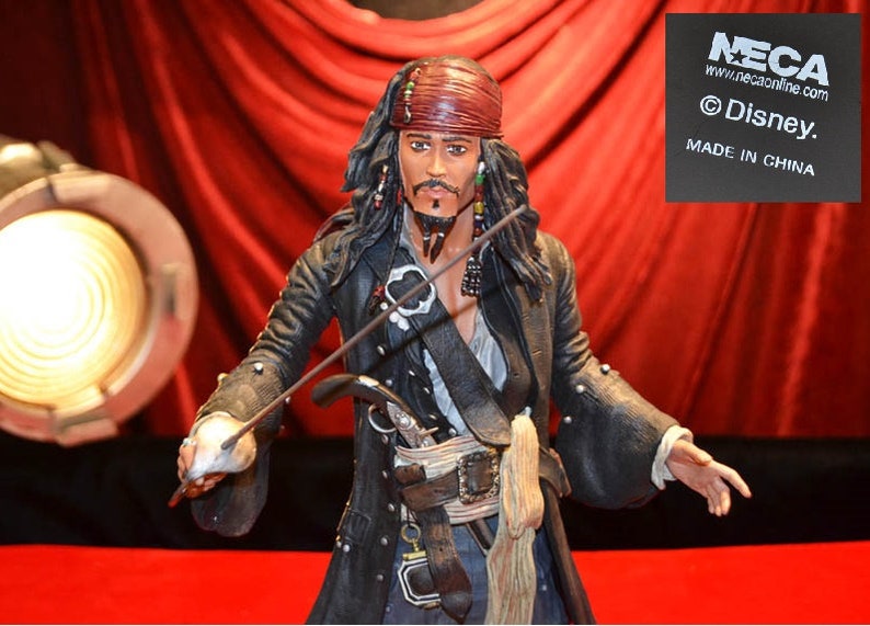 Pirates of Caribbean Limited Edition Jack Sparrow 17 Inch Statue of ...
