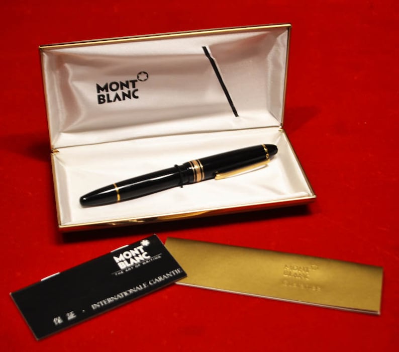 Montblanc Meisterstuck No. 146 Fountain Pen W 4810 Solid 14k 585 Montblanc CASE - Etsy
