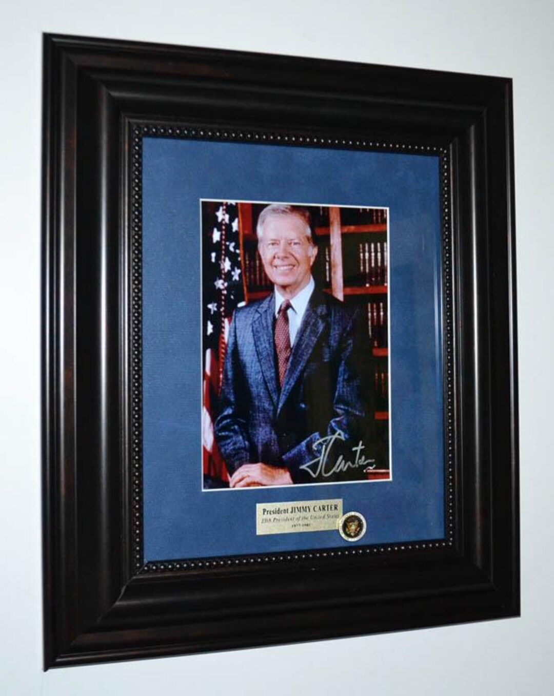 Genuine President JIMMY CARTER Autograph in Good Condition, 7x10 Color ...