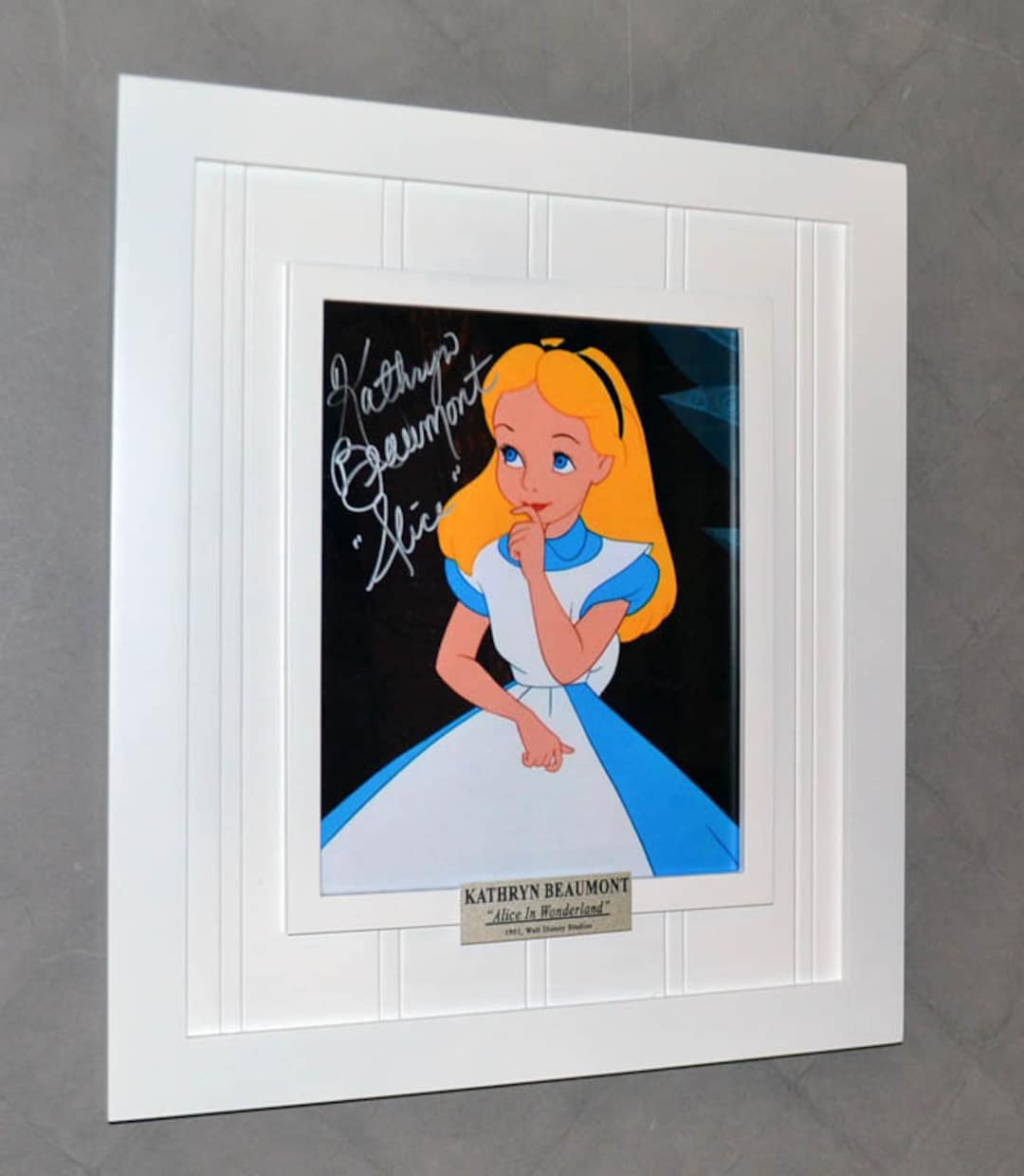 ALICE in WONDERLAND, Signed Kathryn Beaumont Photo, Rare Alice Tea Set ...