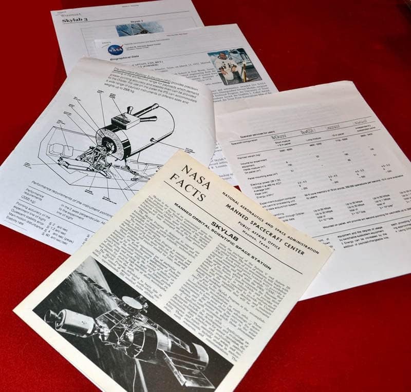 Signed Alan Bean, Jack Lousma SKYLAB APOLLO NASA Astronaut Autograph ...