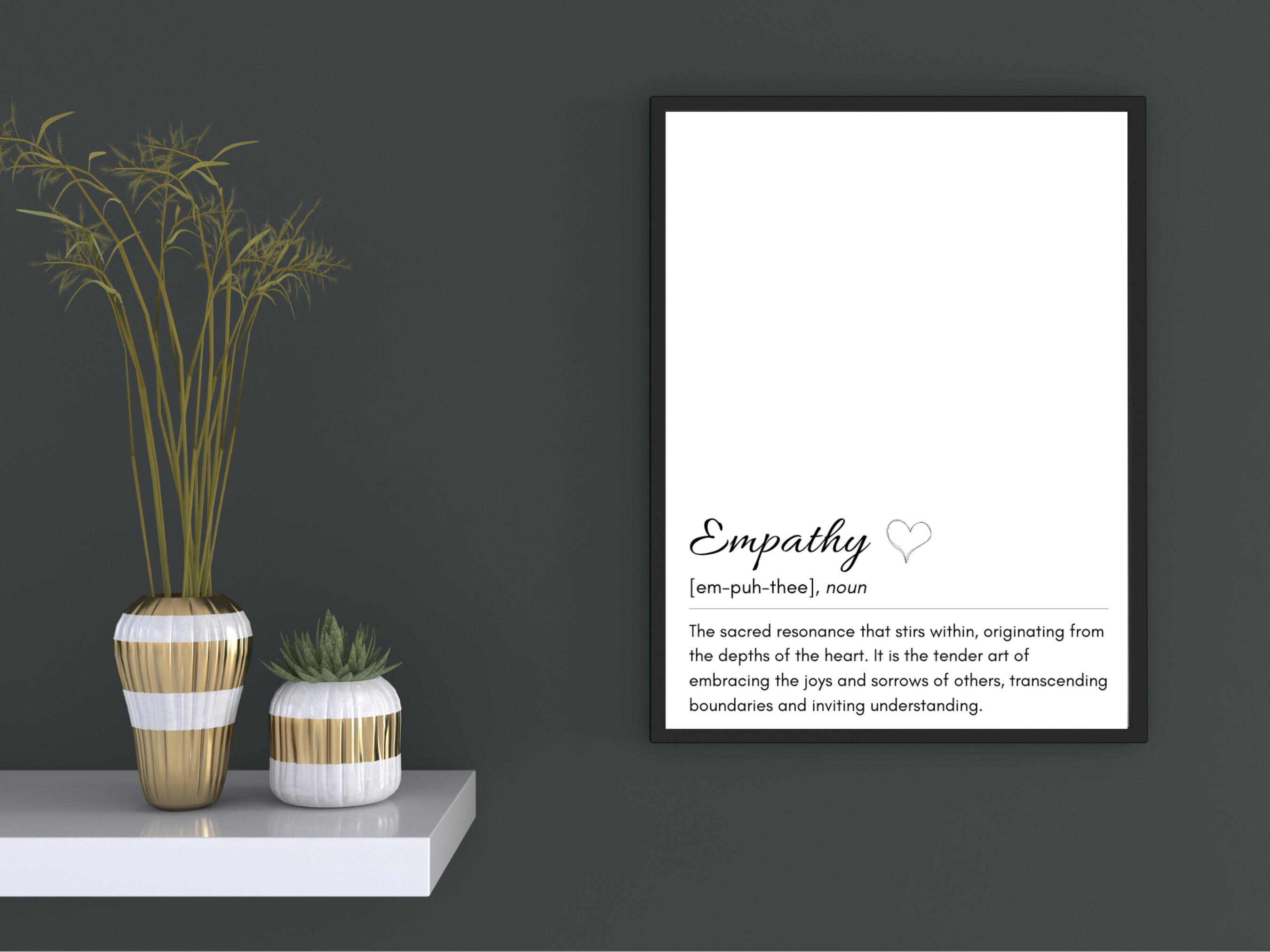 Empathy Wall Art Digital Download Print Dictionary Wall Art - Etsy