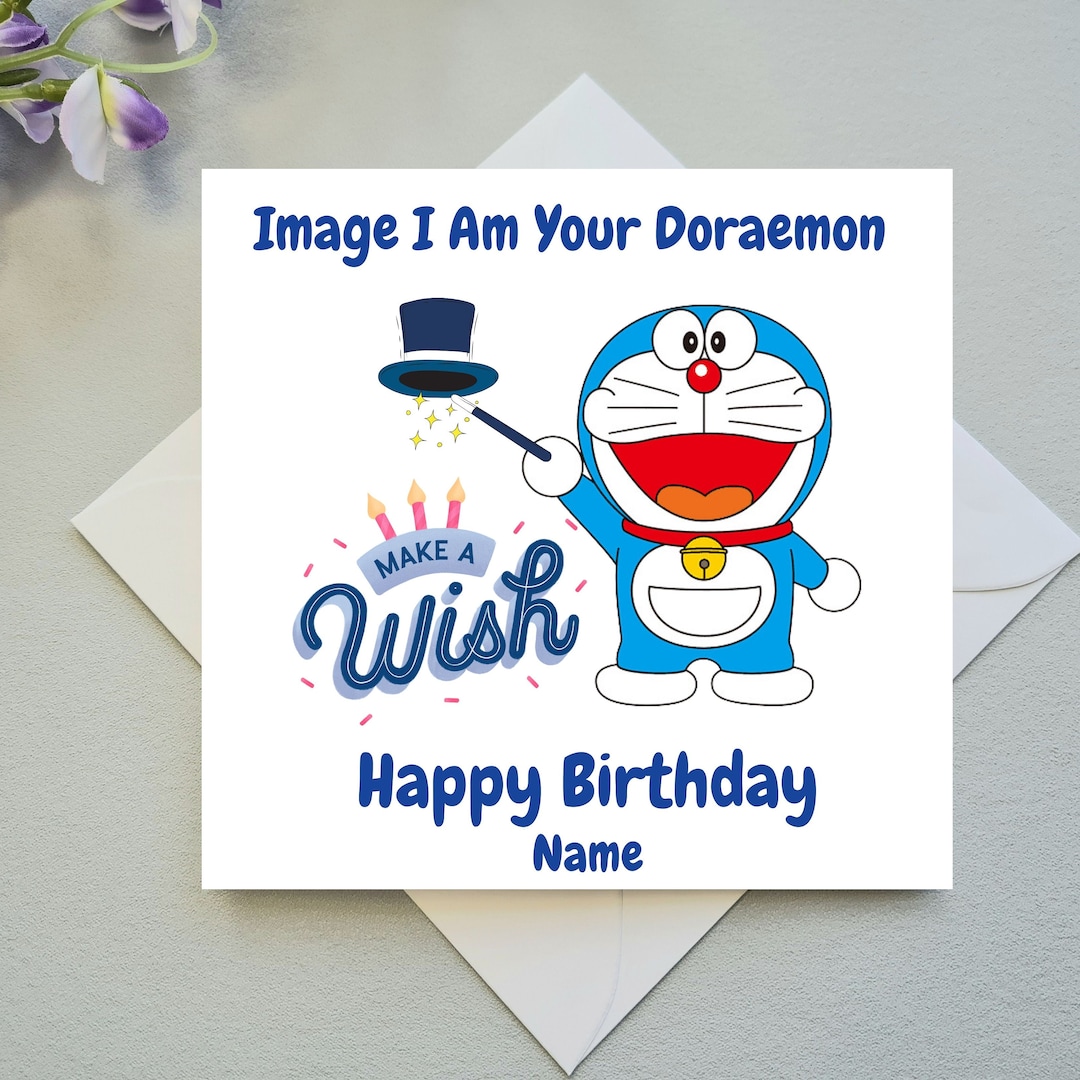 Buy Doraemon Birthday Card; Personalized Birthday Card Online in India ...