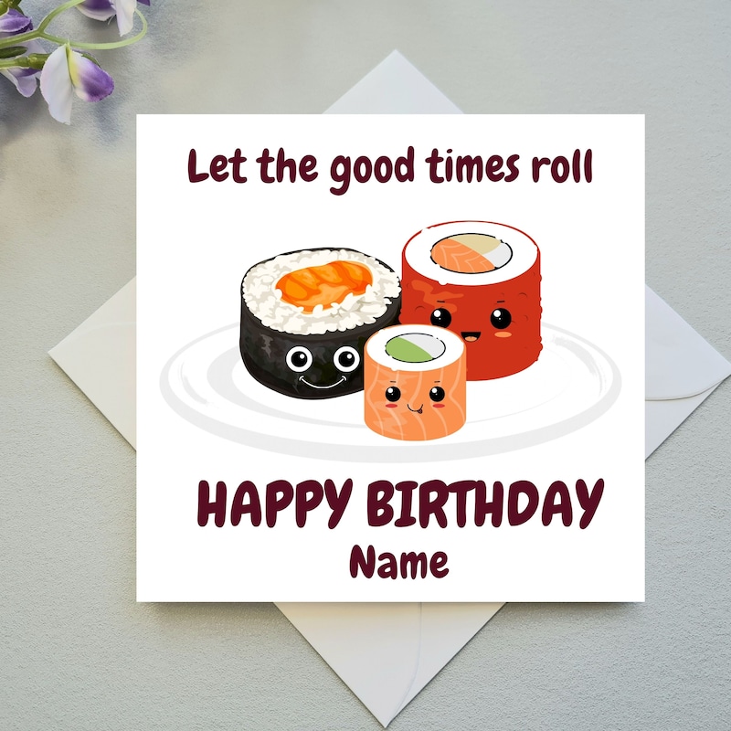 Japanese Birthday Card - Etsy UK
