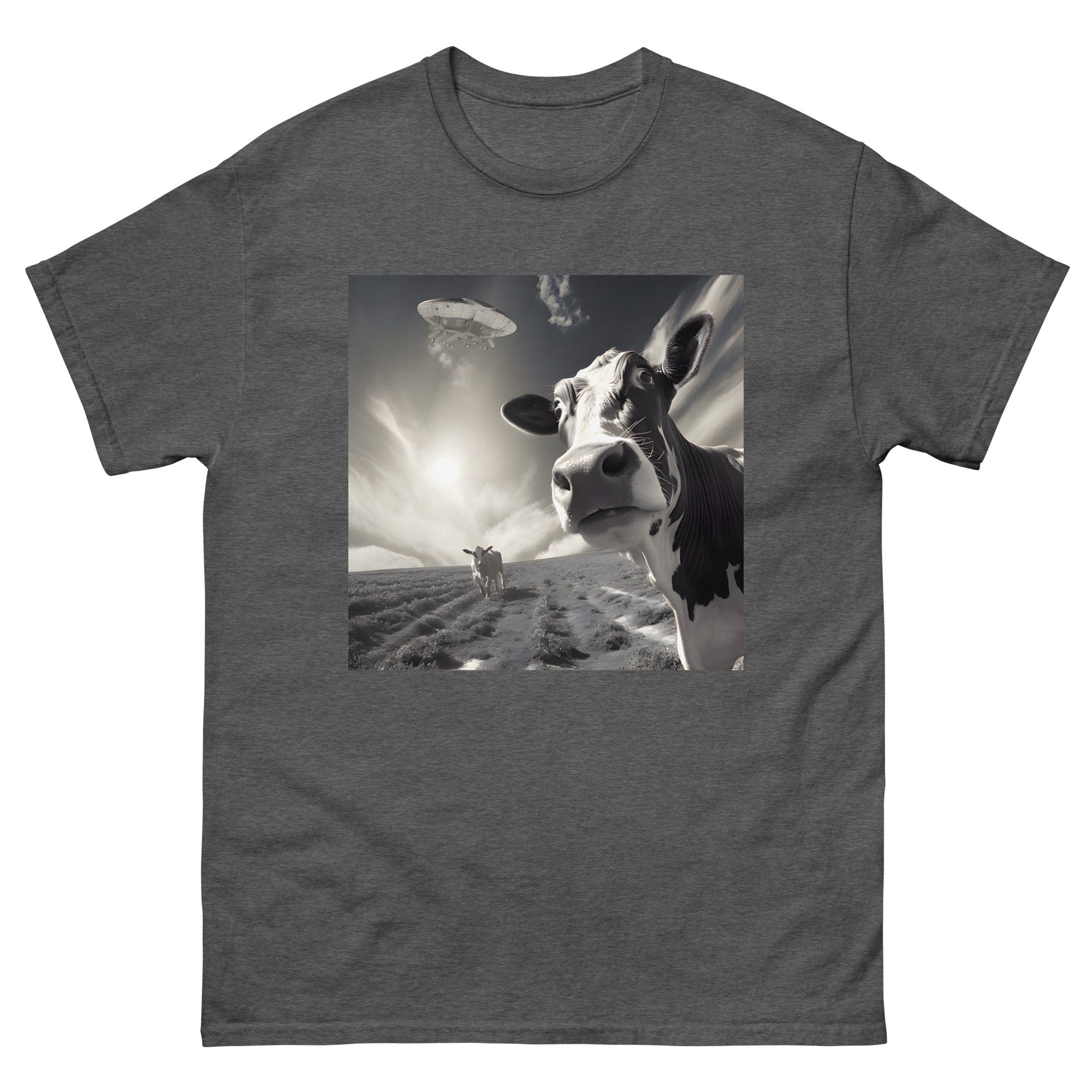 Cow Vs Ufos T-shirt - Etsy
