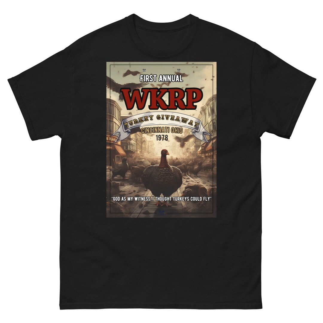 WKRP in Cincinnati Thanksgiving Turkey Drop Iconic T-shirt - Etsy