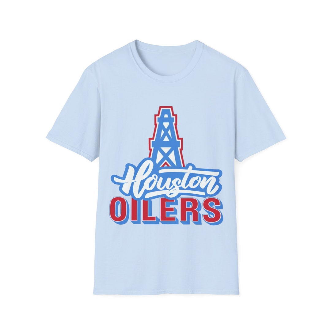 Vintage Houston Oilers Graphic Tee Limited Edition - Etsy