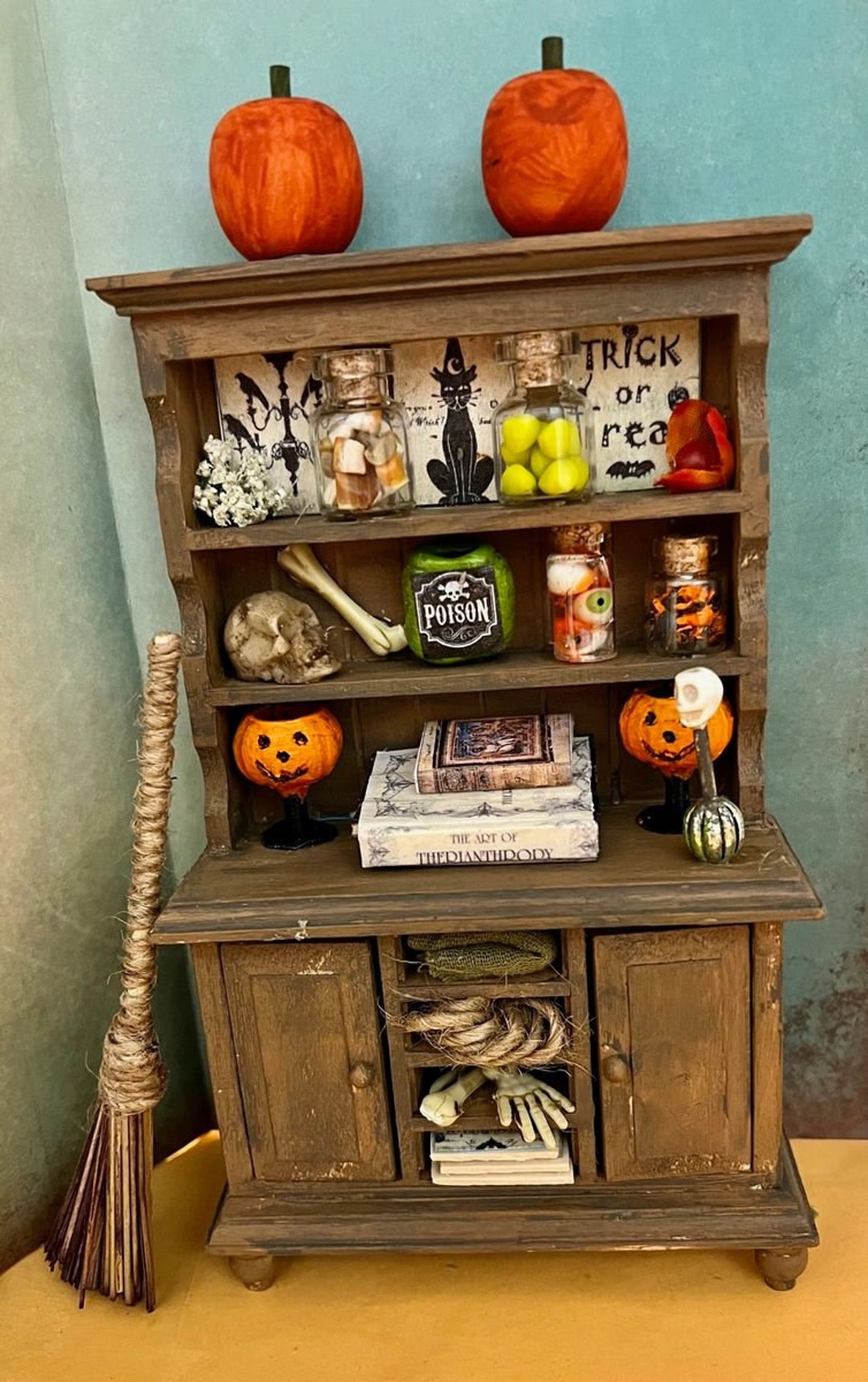 1:12 Scale Halloween Themed Hutch - Etsy