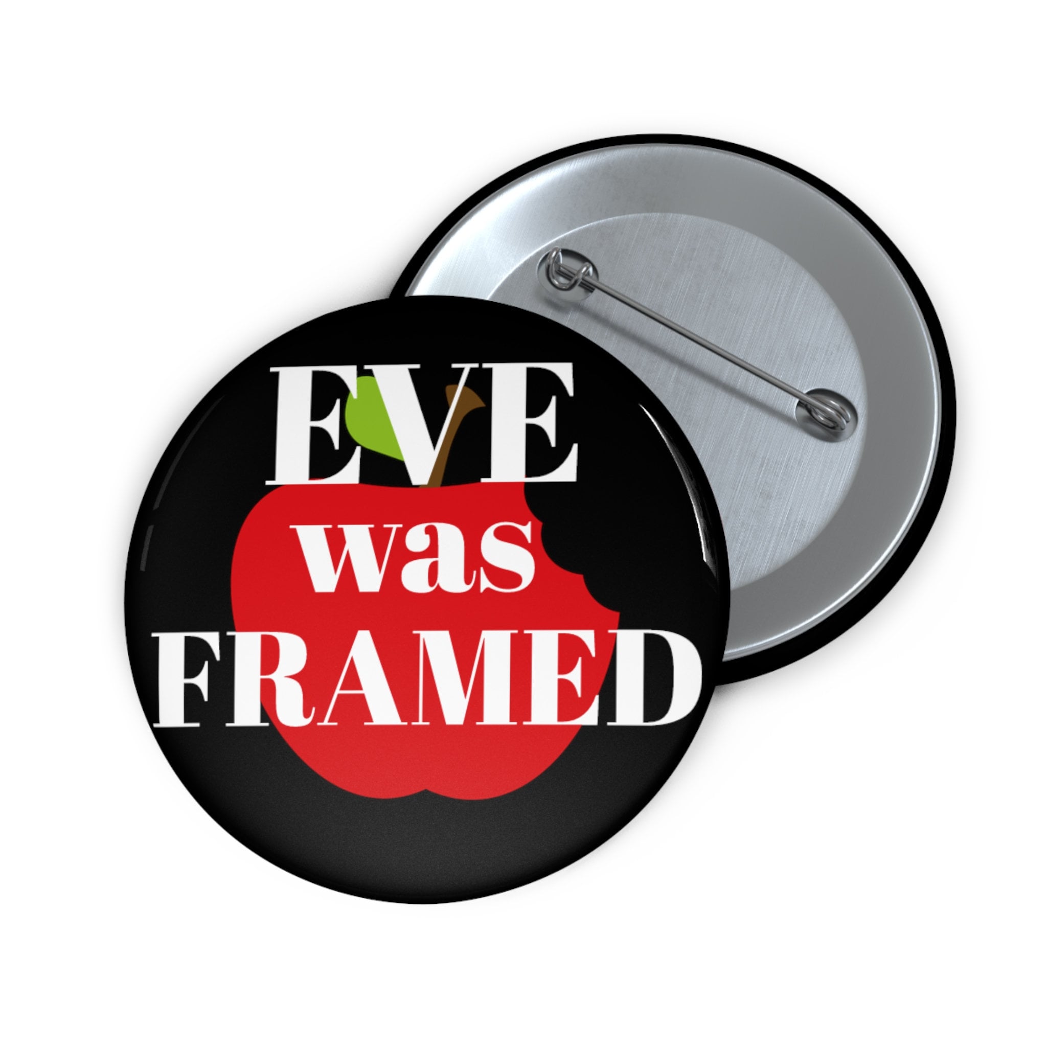 Funny Meme Eve Was Framed Joke Pin Button - Etsy