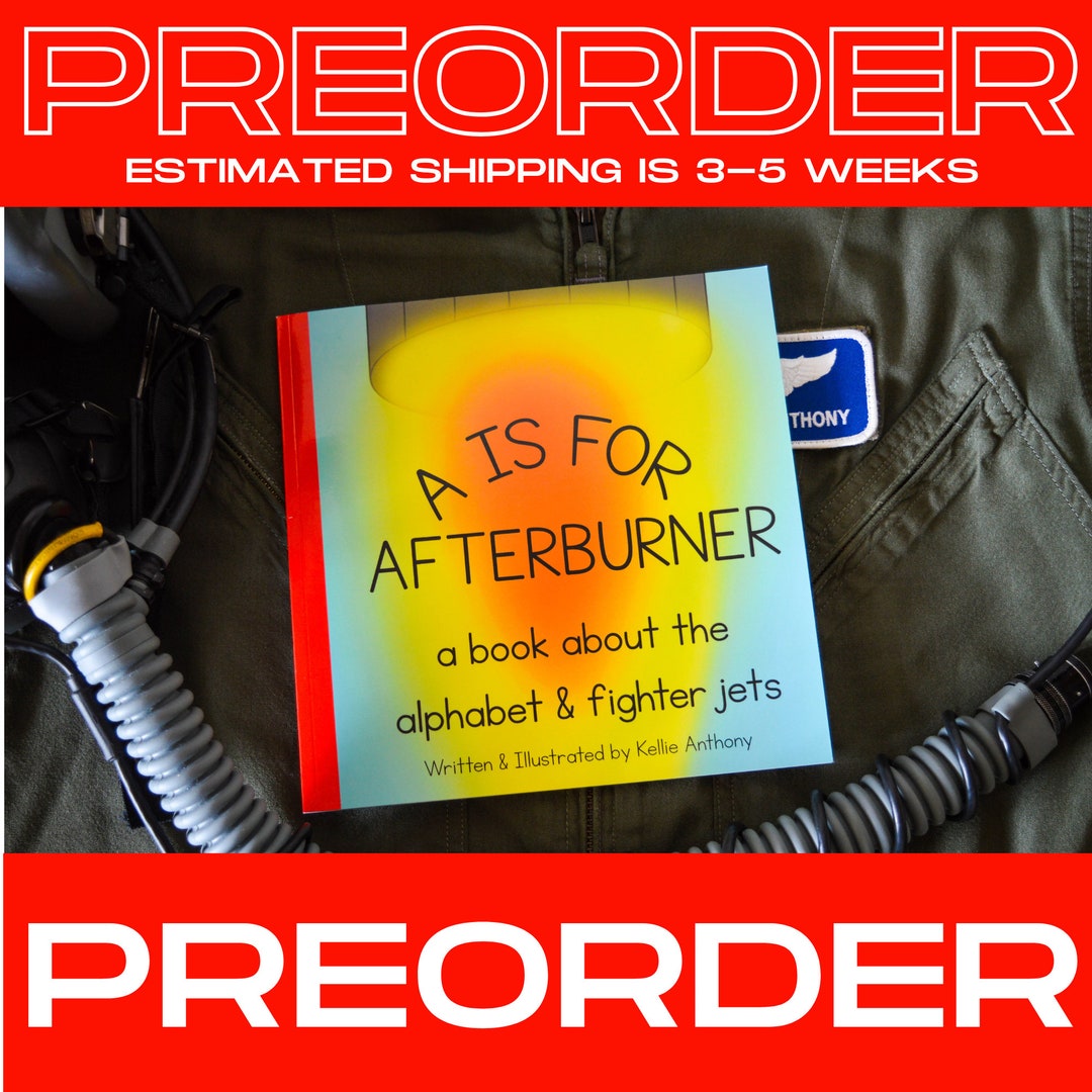 A is for Afterburner THIS IS A PREORDER - Etsy