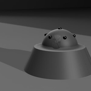 Fluxliner ARV Alien Reproduction Vehicle .stl File for 3D Printing CAD ...