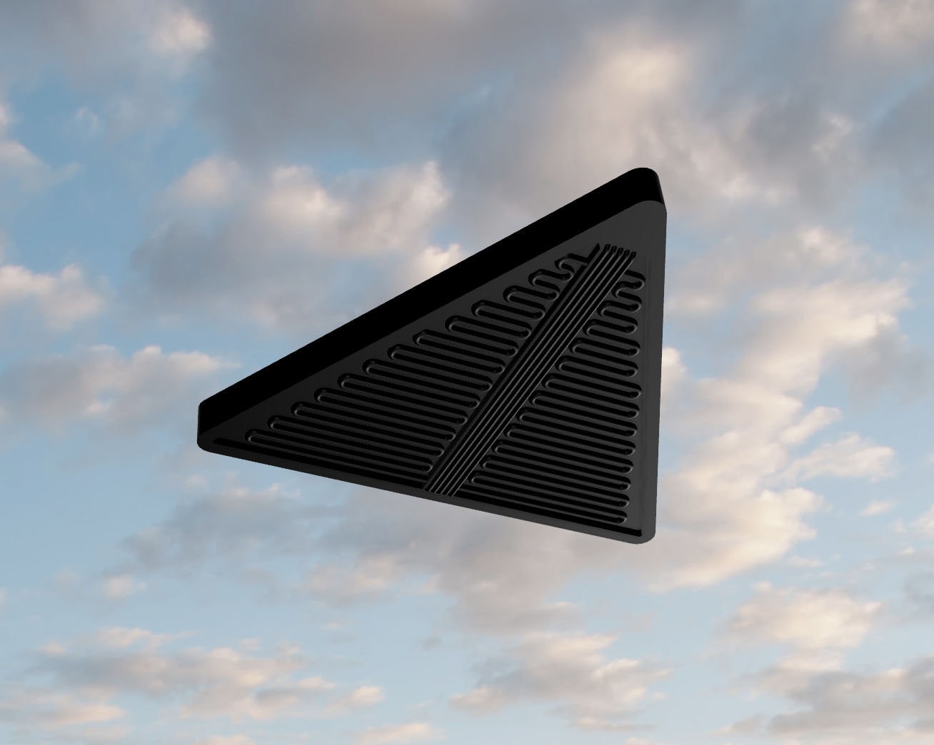 Black Triangle UFO Model madison WI 1985 / ARV / Alien Reproduction ...