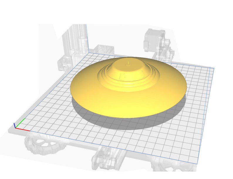 S4 Sport Model / Bob Lazar / UFO Model / Area 51 Flying Saucer .stl ...