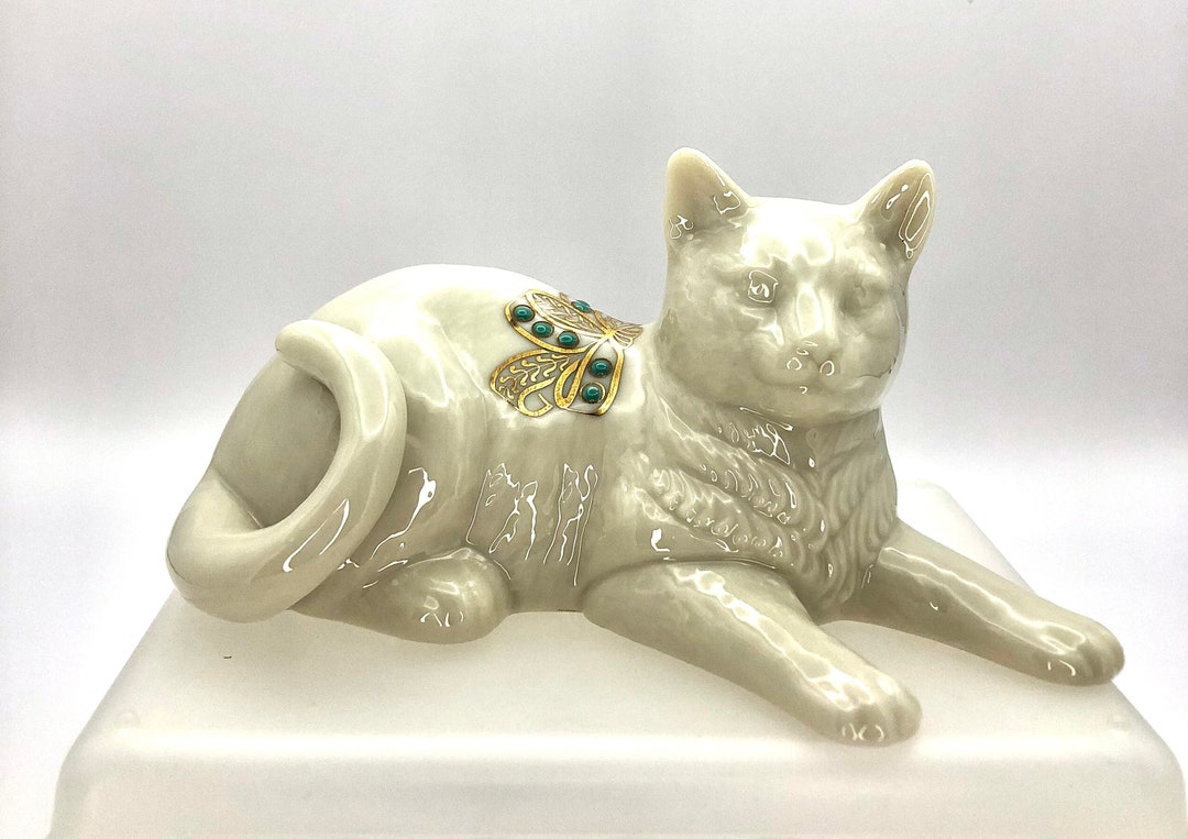 Lenox Porcelain Cat Figurine, Vintage, Made in USA - Etsy