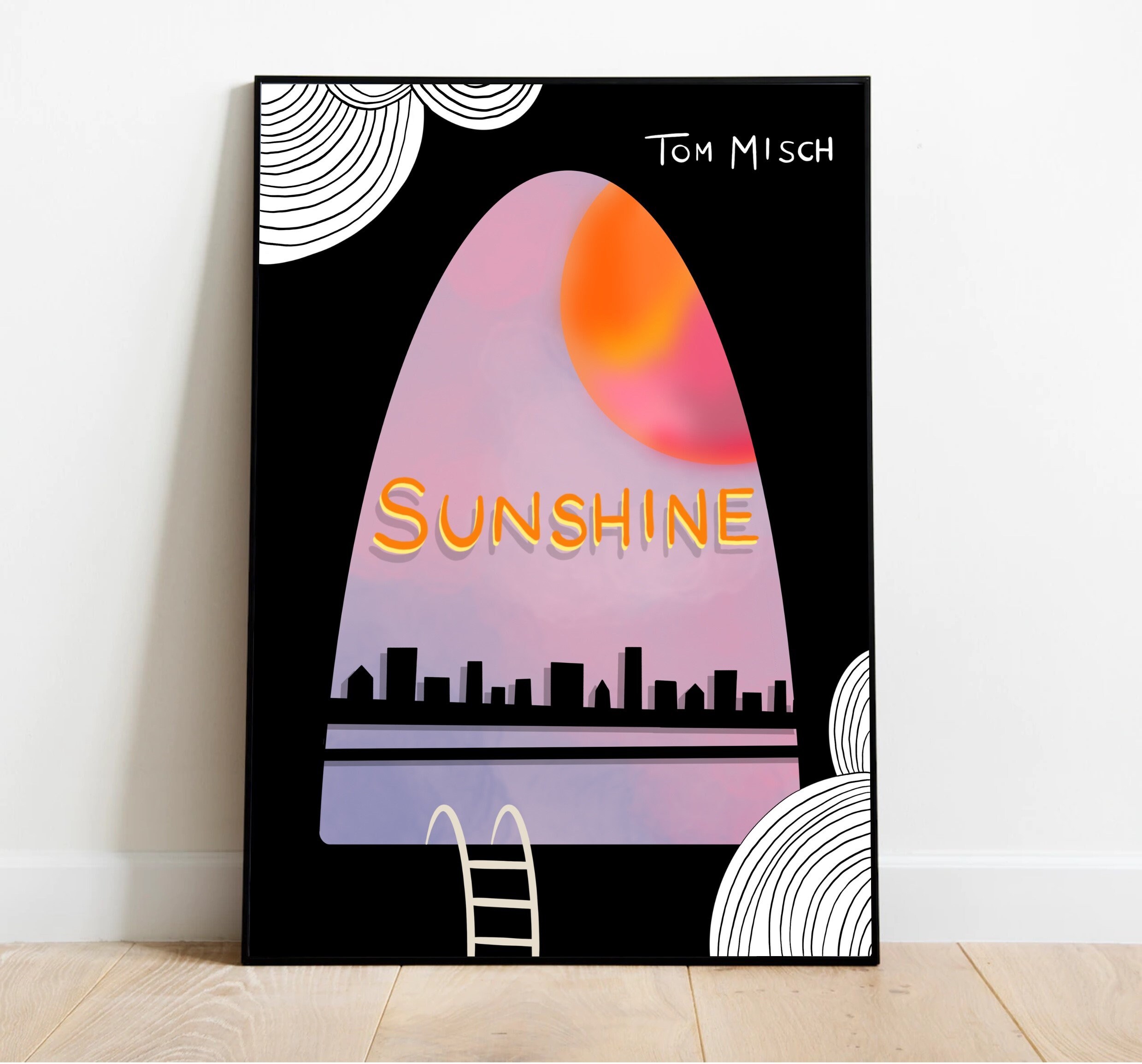 Tom Misch | Sunshine | Digital Art | Wall Art | Poster | Music Print ...