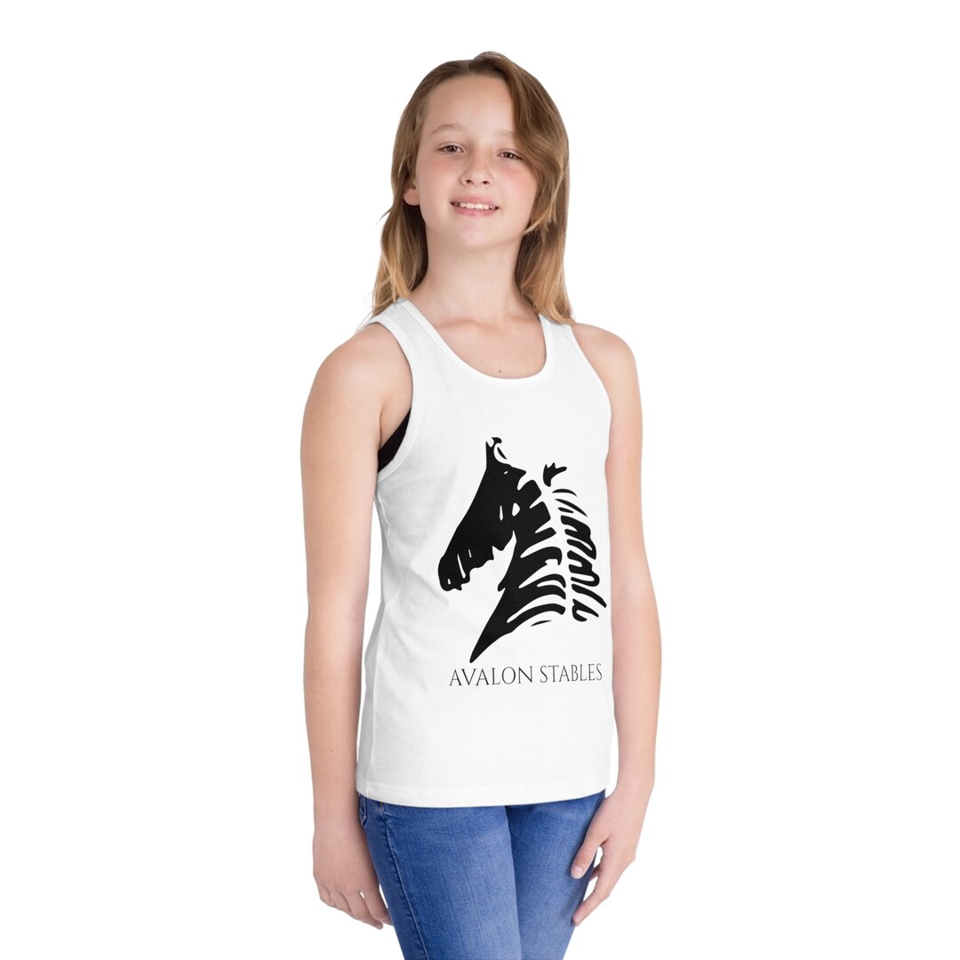 Avalon Stables Kid's Jersey Tank Top - Etsy