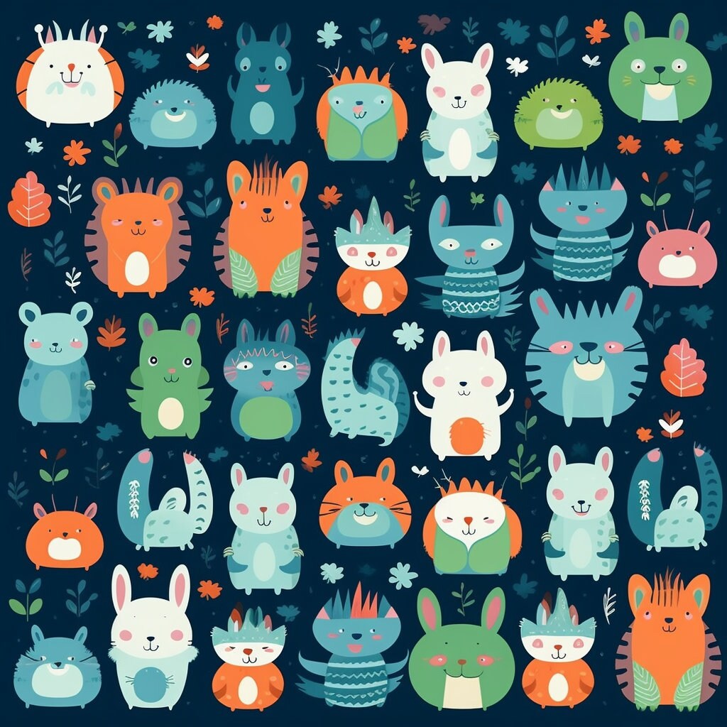 Digital Patterns Perfect for Printing & Parties - Etsy