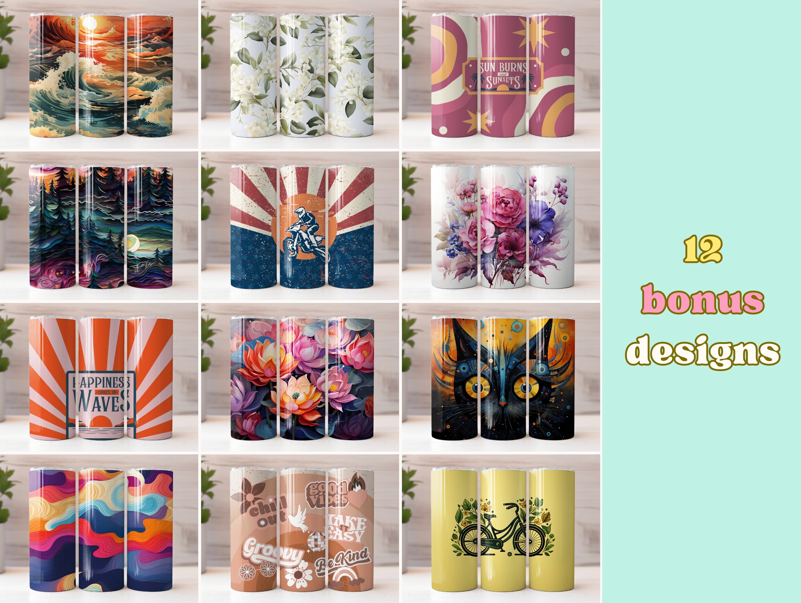 Bluebonnet PNG | Blue Bonnet Libbey Wrap | 16oz Libbey Glass Can Design ...