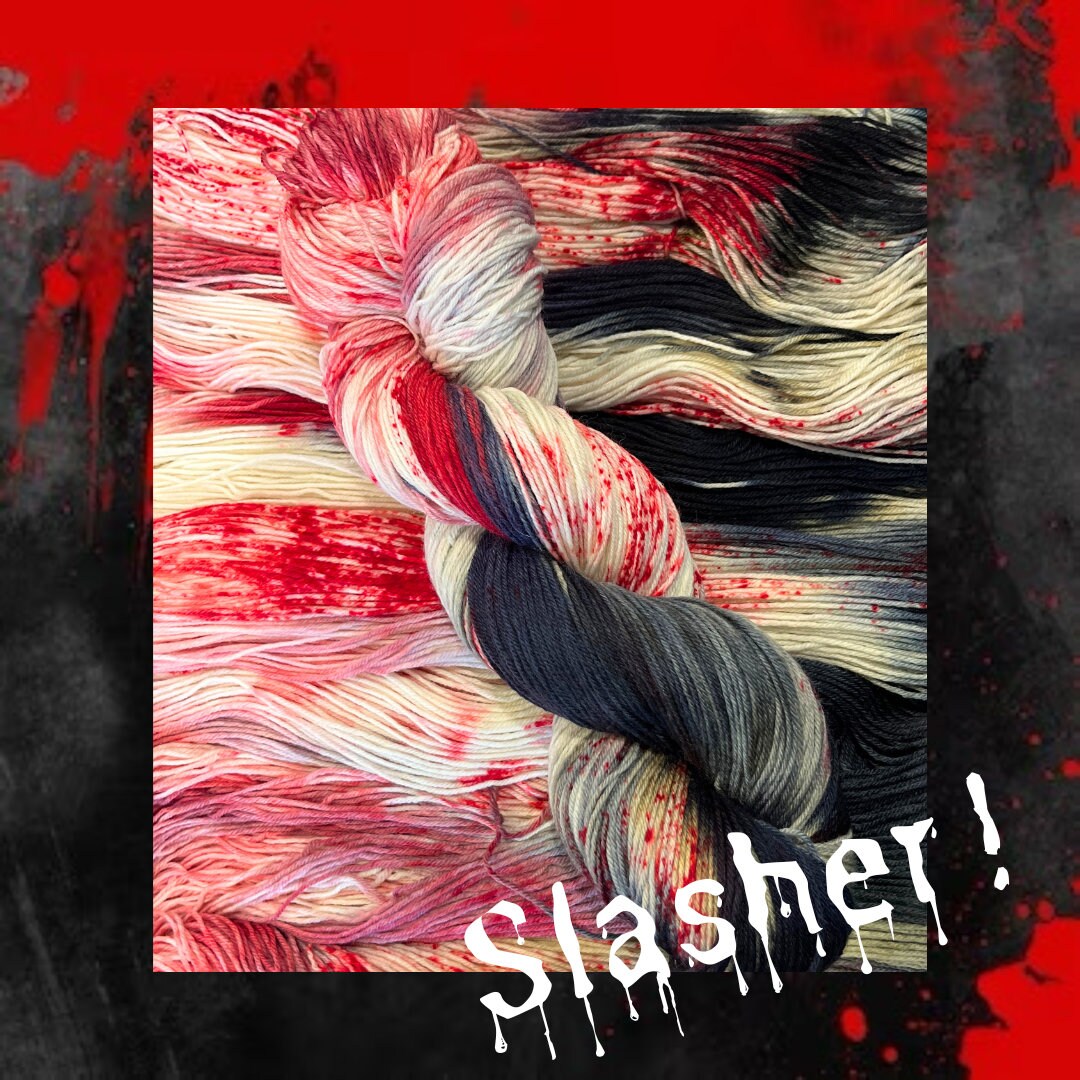 Slasher Super Bulky Andean Highland Wool Hand-dyed Yarn - Etsy