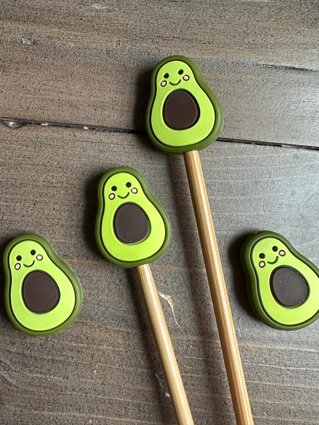 Happy Avocado Stitch Stoppers Point Protectors - Set of Two - Etsy