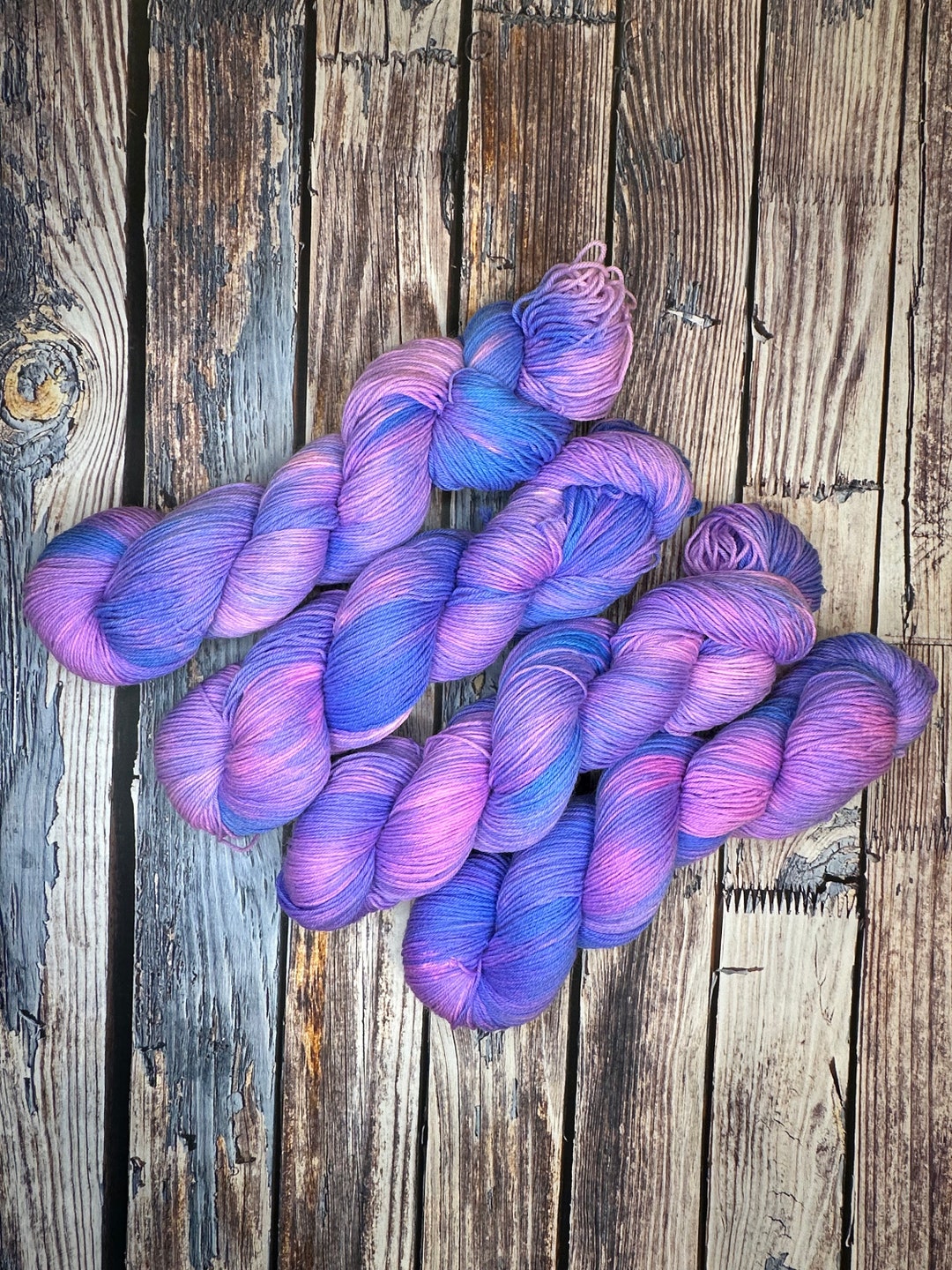 Blue Raspberry Sherbet - Fingering Weight 70 Superwash Merino/ 30 Nylon ...