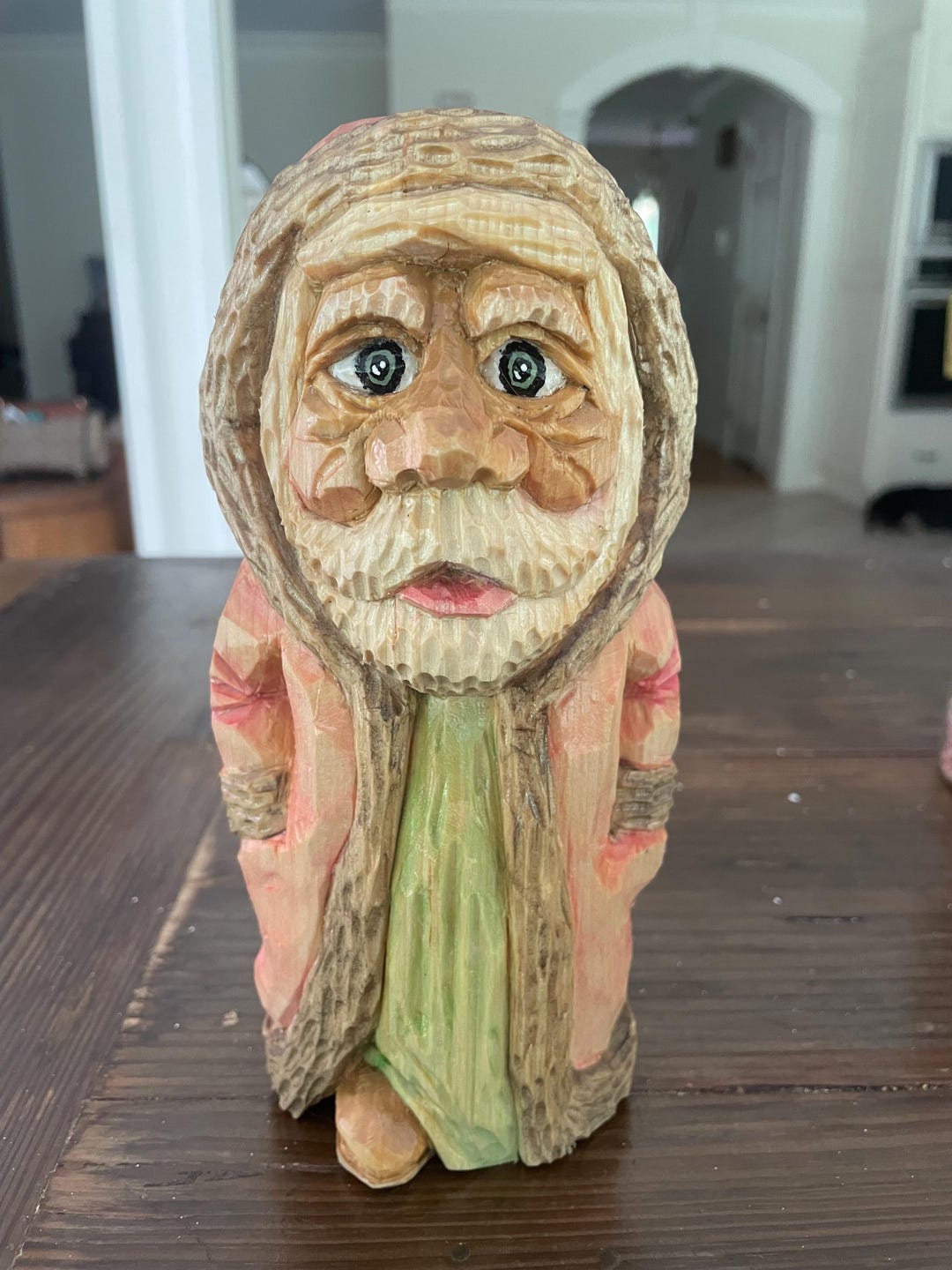 Custom Hand Carved Full Body Santa 8 In. - Etsy