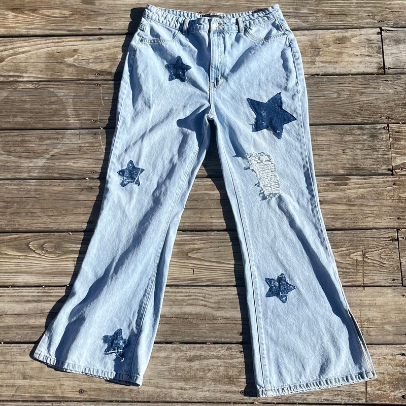 Starred Us Jeans - Etsy