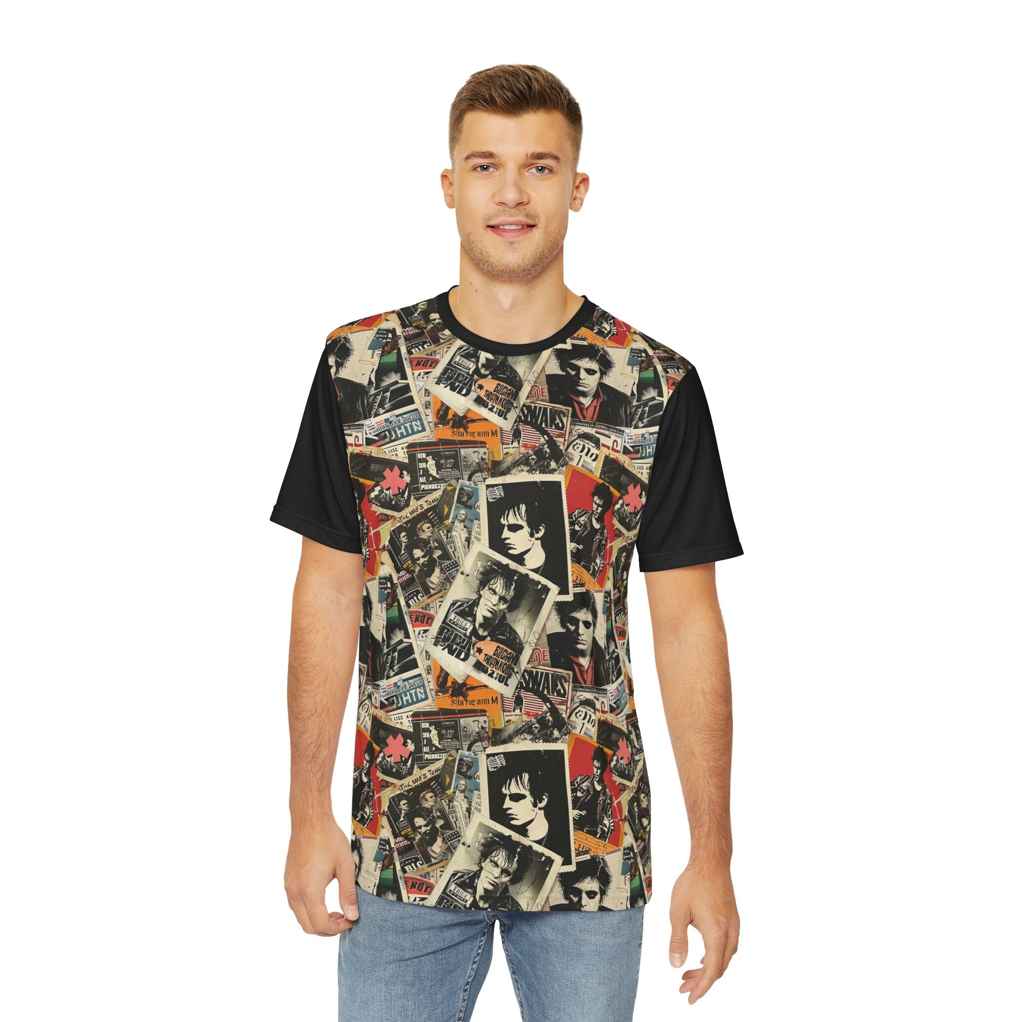 80's Punk Collage Patterns Digital Paper 4 - Etsy