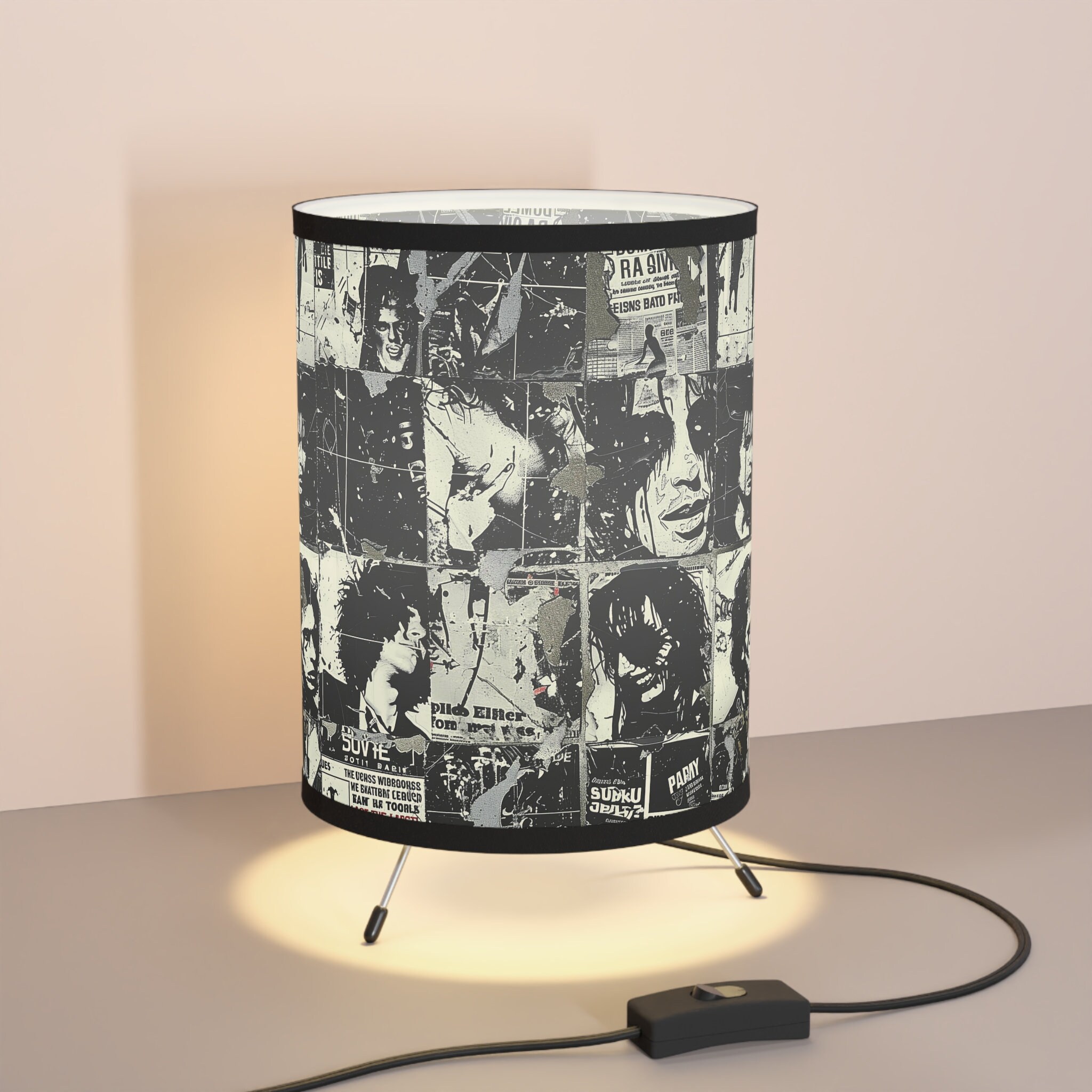 80's Punk Collage Patterns Digital Paper 4 - Etsy