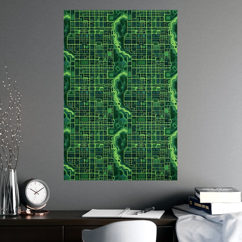 City Map Grids Digital Paper 1 - Etsy