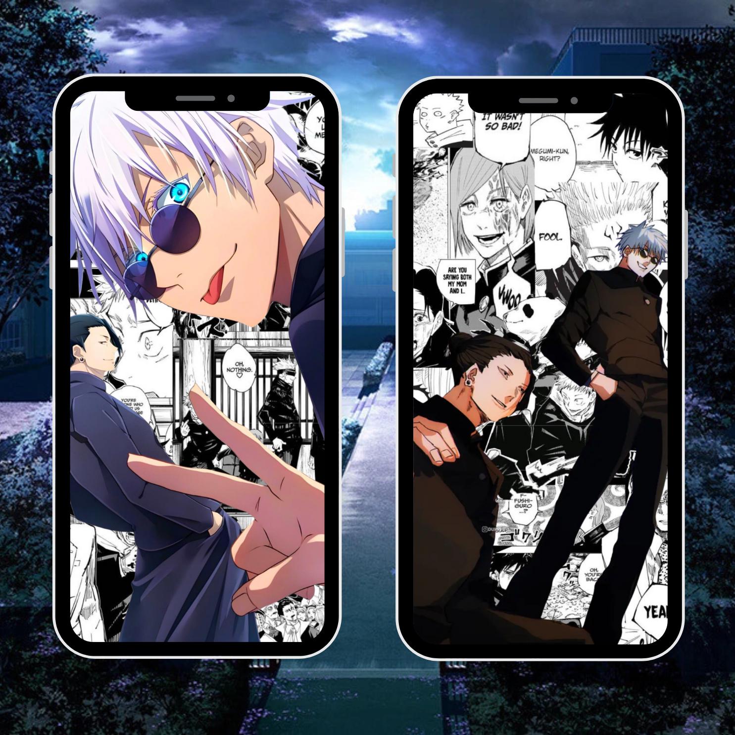 Gojo & Geto Wallpapers | JJK | Instant Download | Anime Wallpaper ...