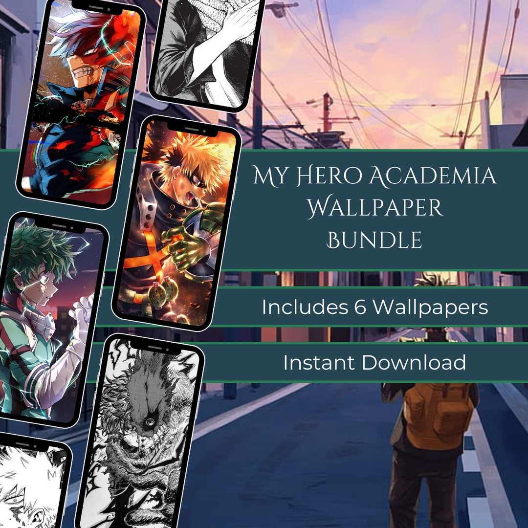 My Hero Academia Wallpapers | Instant Download | Anime Wallpaper Bundle ...