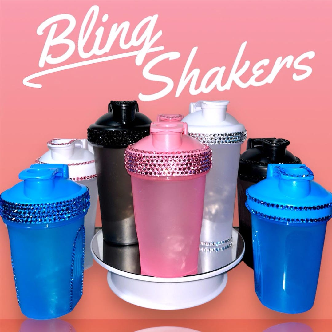 Bling Shakers, Pre Workout Shaker, Gym Tumbler, Protein Cup, Bling ...