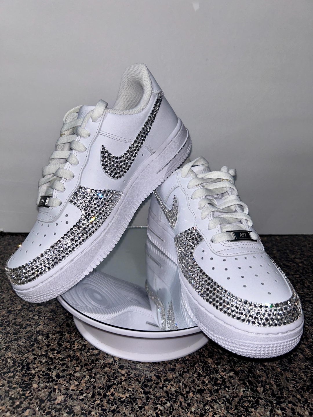 Bling Air Force 1s | AF1 | Bling Shoes | Wedding Shoes - Etsy