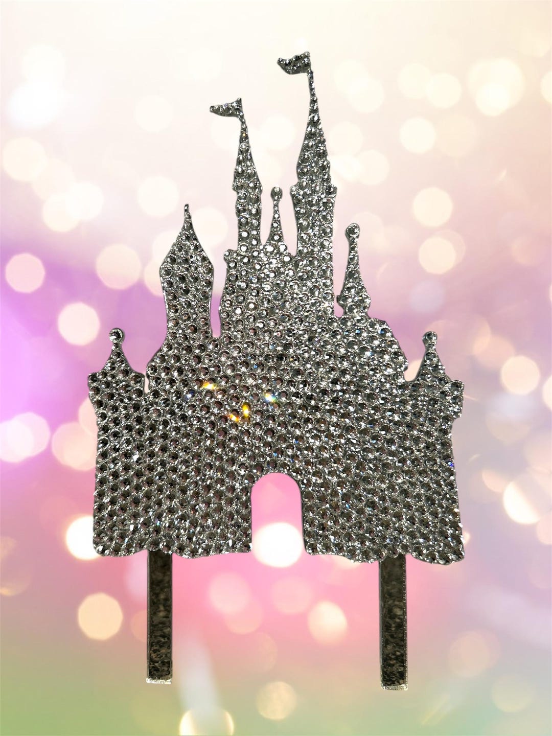 Castle Cake Topper | Bling Cake Topper | Princess Cake Topper | Wedding ...