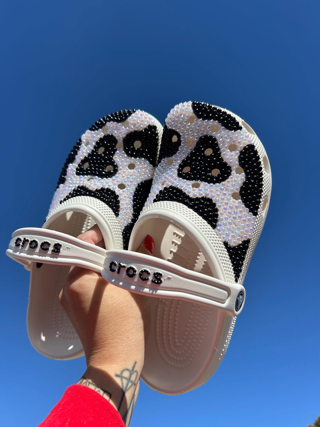 Cow Print Crocs | Custom Crocs | Cow Crocs | Cow Lover - Etsy