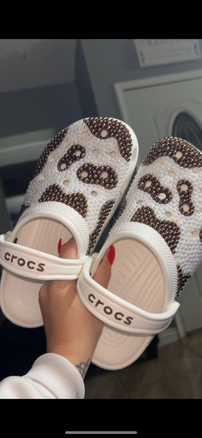 Cow Print Crocs | Custom Crocs | Cow Crocs | Cow Lover - Etsy