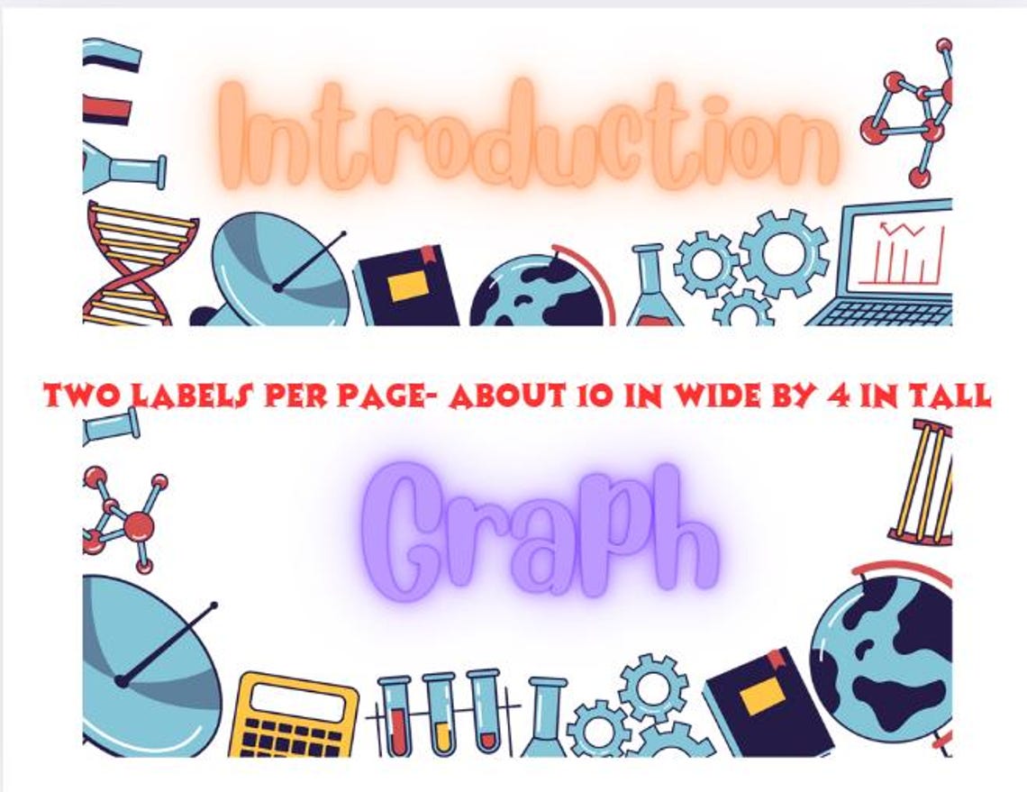 Science Fair Project Label Scientific Method Printable Science ...