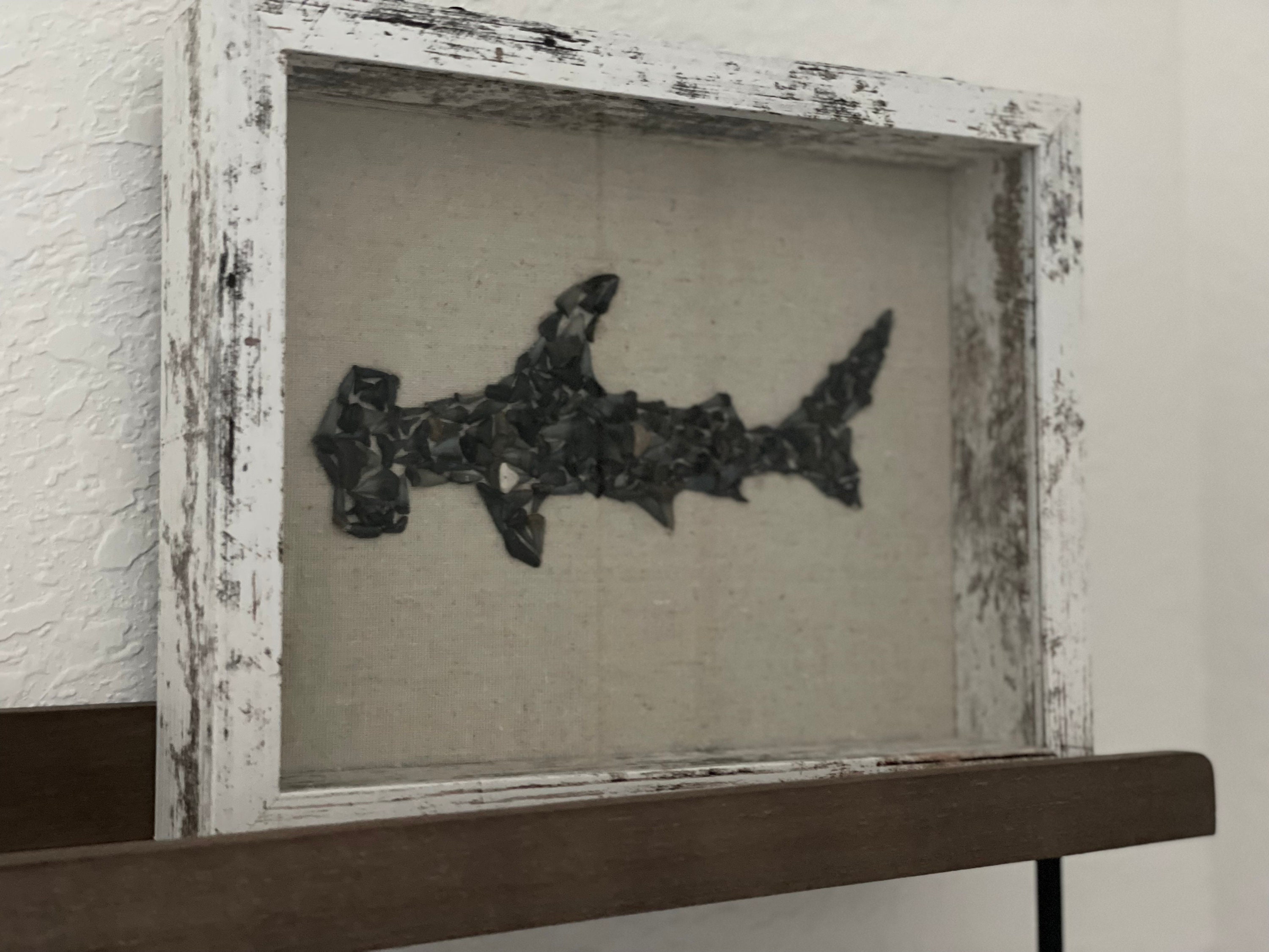 Shark Tooth Art - Etsy